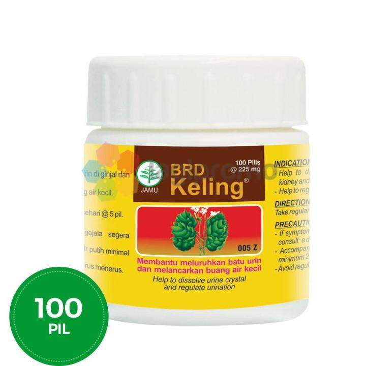Borobudur Herbal Keling 100 Pil Obat Batu Ginjal Sakit Pinggang Alami ...