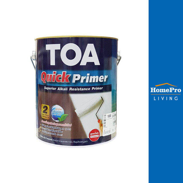 HomePro สีรองพื้นอเนกประสงค์ QUICK PRIMER #1000 9 ลิตร แบรนด์ TOA | Lazada.co.th