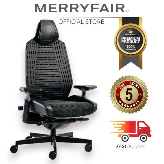 MERRYFAIR RONIN High Back TPE Padded Seat - Black_Office chair Gaming ...