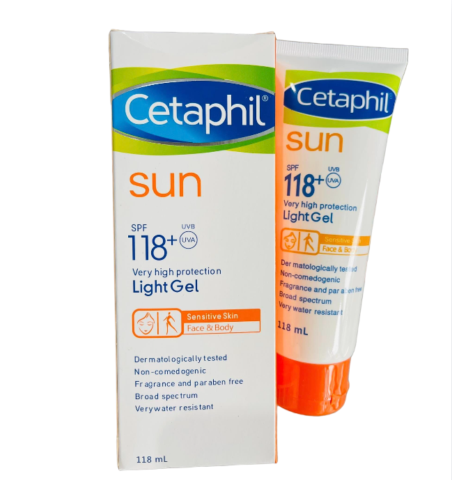 Cetaphil Sunblock SPF 118+ Light Gel (Face & Body) 118ml | Lazada PH
