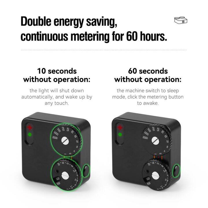 Ttartisan Light Meter Two Dials Cold Shoe DSLR Film Camera Light Meter ...