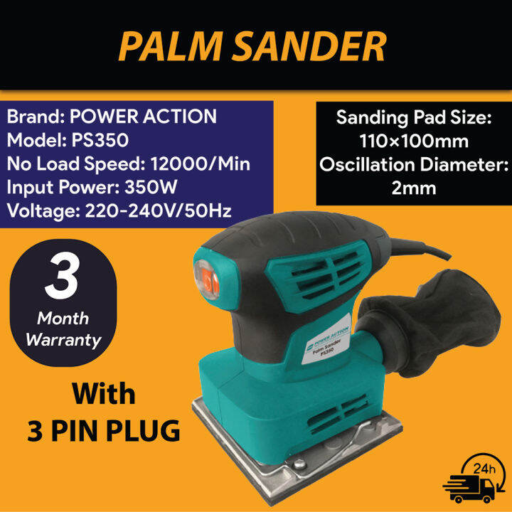 350W Palm Sander Orbital Sander | Heavy Duty & Industrial Use ...