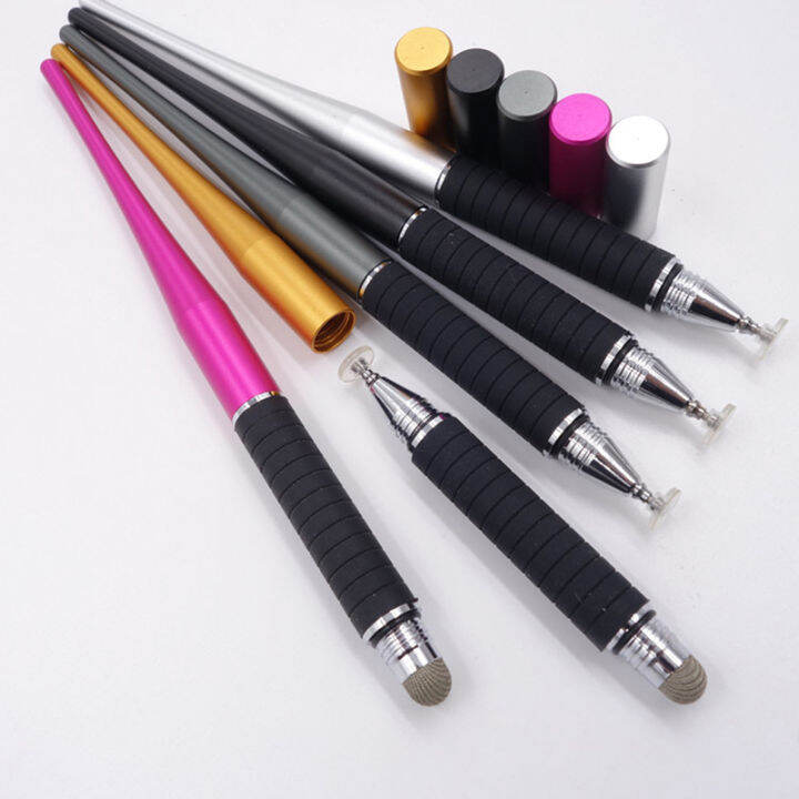 Universal 2 In 1 Fine Point Touch Screen Pen Drawing Stylus Capacitive ...