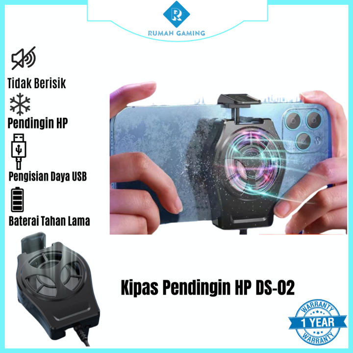 DS-02 Kipas Pendingin HP Gaming Fan Cooler/Pendingin HP Untuk Game ...