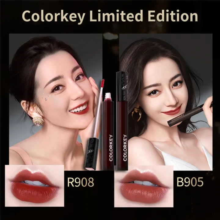 Colorkey Lip Tint Silky And Moisturizing Lightweight Waterproof Lip Gloss Makeup Cosmetic 2G ...