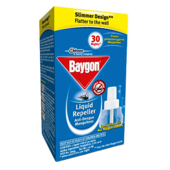 Baygon Liquid Mosquito Repeller Refill (19.8g) | Lazada PH