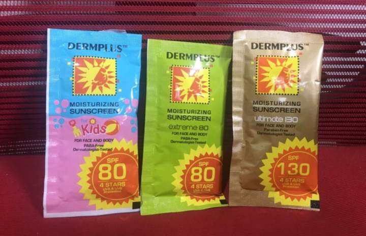 DERMPLUS Moisturizing SUNSCREEN 15ml Sachet (For Kids & Adults) * SOLD ...