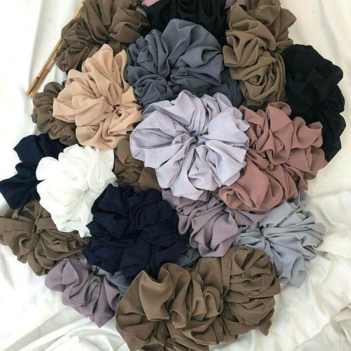 Scrunchie Hijab Anti Pusing/ Ikat Rambut Bidadari Surga | Lazada Indonesia