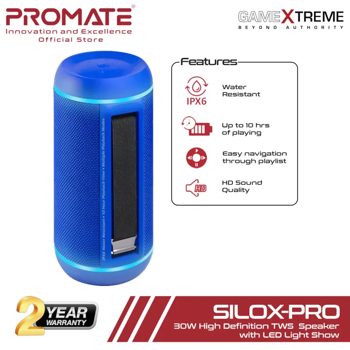 Promate Silox-Pro 30W Truly Wireless Speaker with LED Lights | Lazada PH
