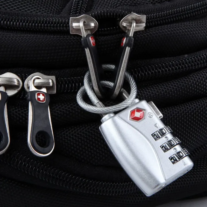 BRGFTA High Security Portable Small Padlock Cable Luggage Lock TSA ...
