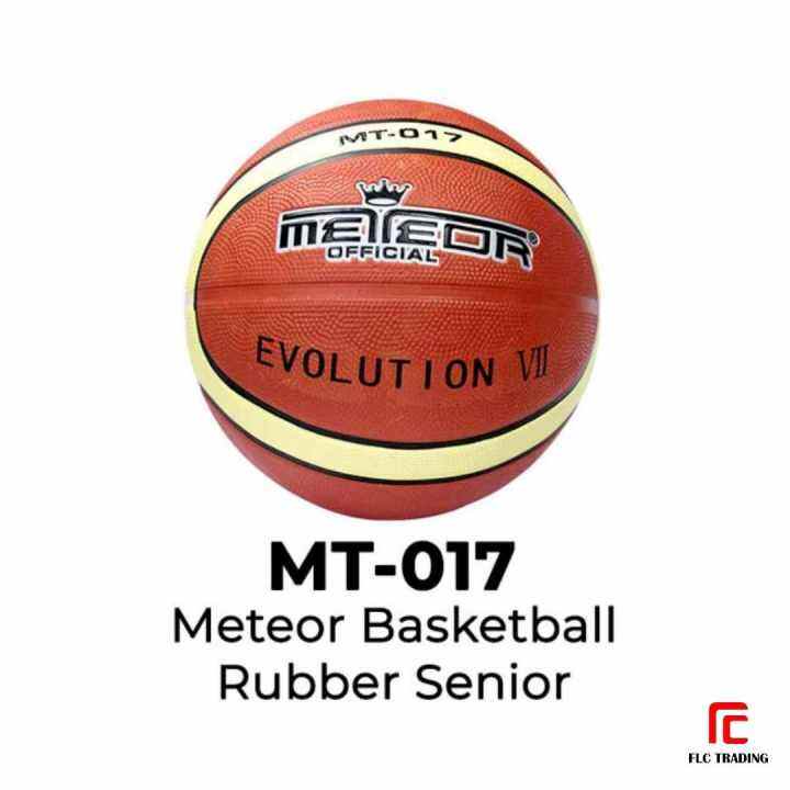 METEOR BASKETBALL GOLD EVOLUTION VII - RUBBER SENIOR SIZE | Lazada PH