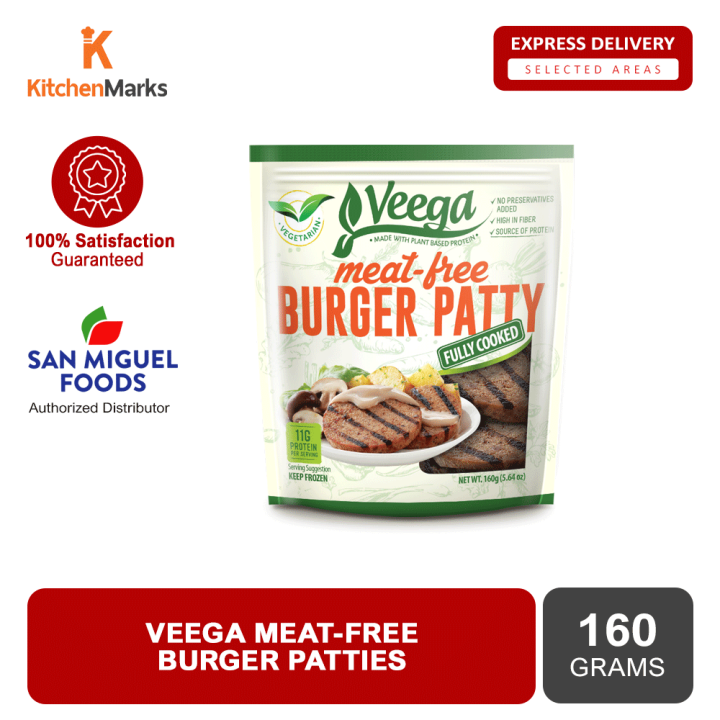 Veega Meat-Free Burger Patties 160g - Express Delivery | Lazada PH