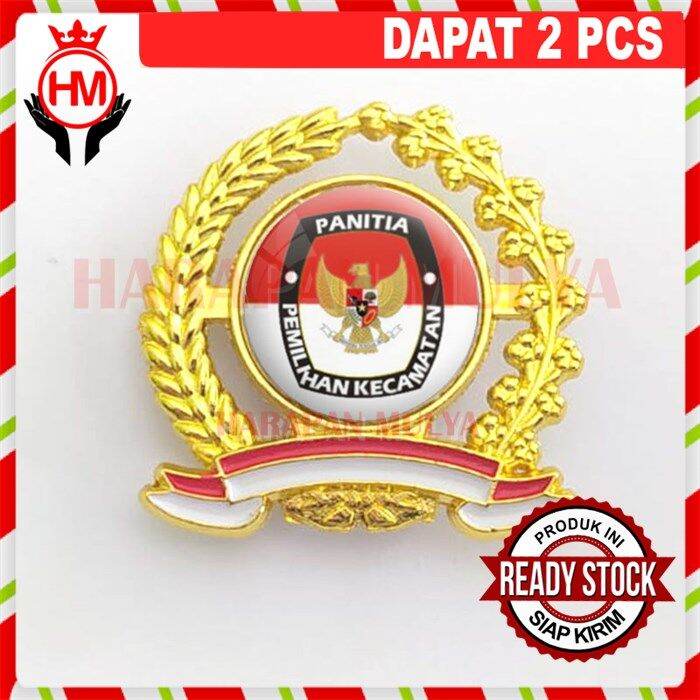 Pin PPK KPU Wing Bros Logo Panitia Pemilihan Kecamatan - Harapan Mulya ...