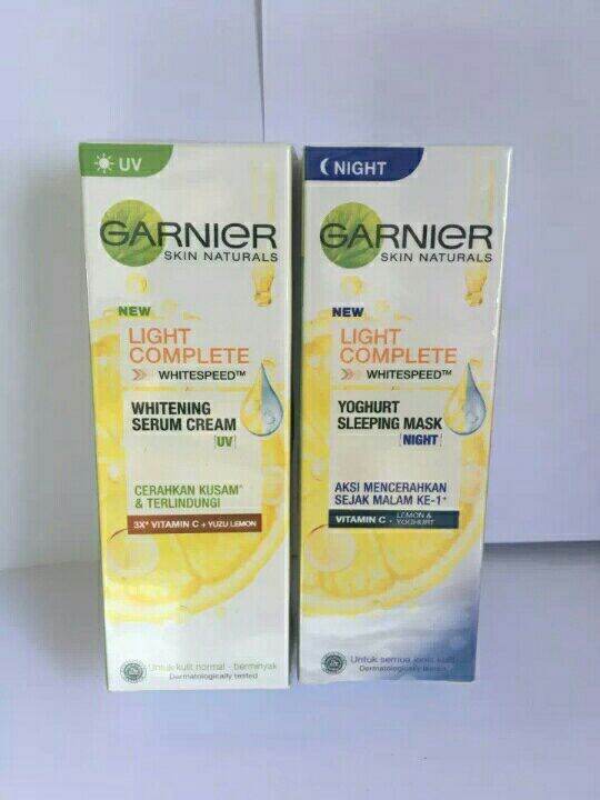 Garnier Light Complete Day + Night Cream 20ml | Lazada Indonesia