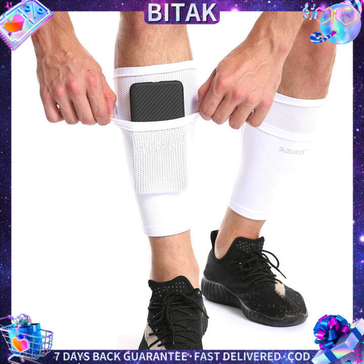 Bitak ถุงเท้าป้องกันฟุตบอล 1 คู่ สนับแข้งพร้อมกระเป๋าสำหรับสนับแข้ง ...