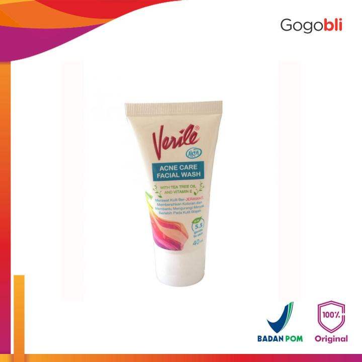 Verile Acne Care Face Wash 40ml | Lazada Indonesia