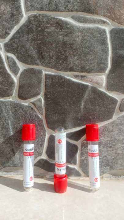 Tabung Darah Vaculab Plain 3 ML Blood Colection Per Pcs Tabung EDTA ...