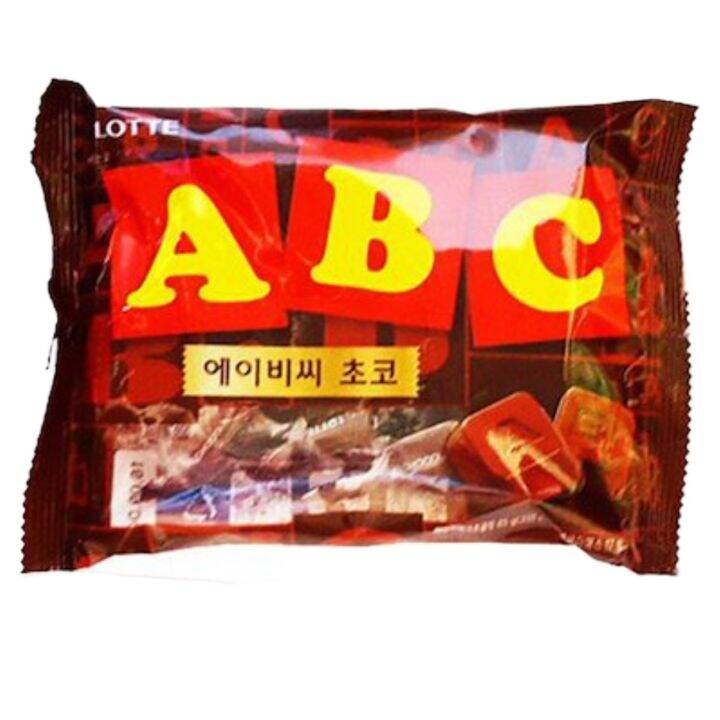 Lotte ABC Chocolate 72g keto chocolates candy korean food | Lazada PH