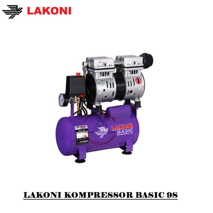 Lakoni Mesin Kompressor Oilless 0.75HP 3/4HP Kompresor Listrik Angin ...