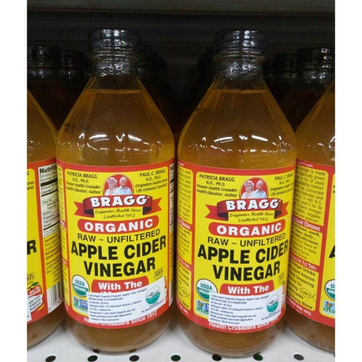 BRAGG ORGANIC APPLE CIDER VINEGAR 16OZ (473ml) | Lazada Indonesia