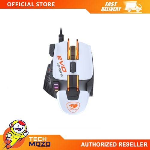 COUGAR MICE OPTICAL RGB 700M EVO SPORTS / PMW-3389 / 16000 DPI / WHITE ...