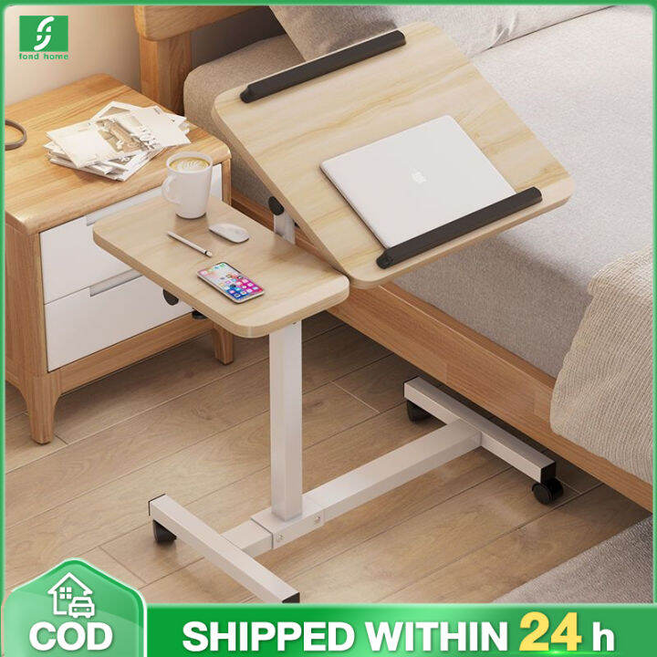 Adjustable Laptop Table Foldable Computer Desk Mobile Desk Rotating ...