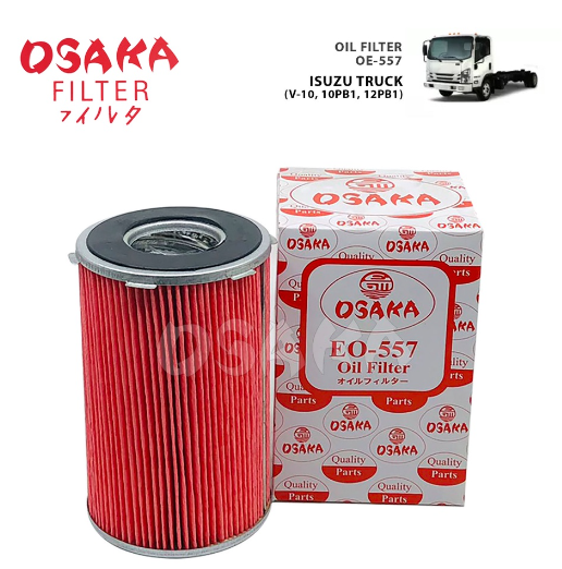 OSAKA Oil Filter ISUZU TRUCK: (V-10, 10PB1, 12PB1) EO-557 | Lazada PH