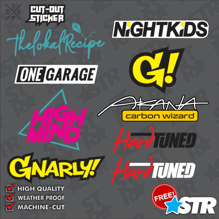 MOTORCYCLE CUT-OUT STICKER DECAL SELECTION | Lazada PH