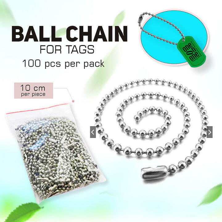 Risefully QUAFF Ball Chain 10cm Long (100pcs) | Lazada PH