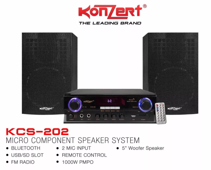 Konzert KCS-202 Speaker | Lazada PH