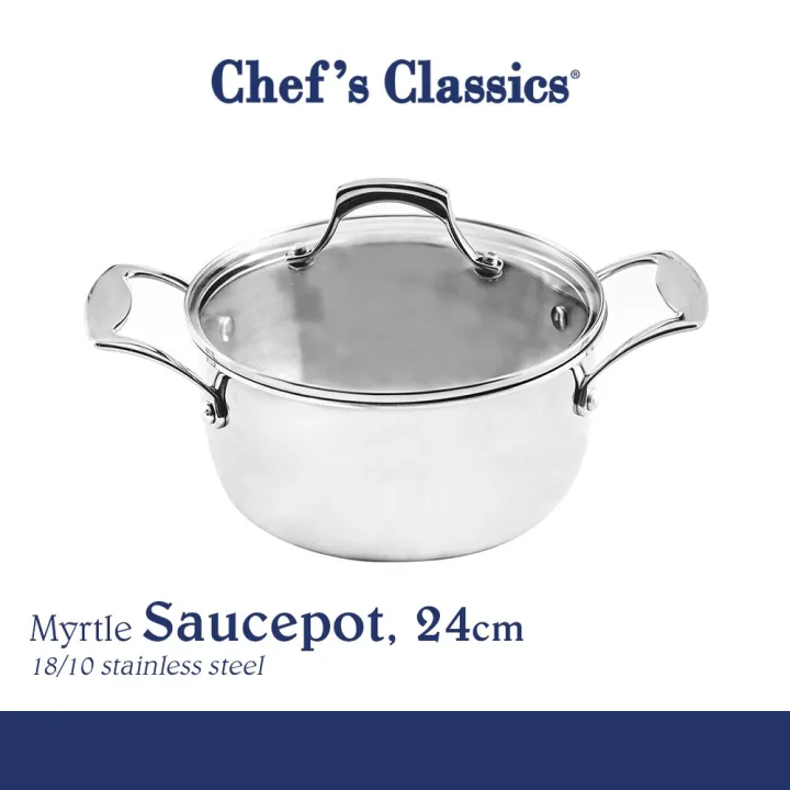 Chef's Classics Myrtle Stainless Steel Saucepot, 24cm | Lazada PH