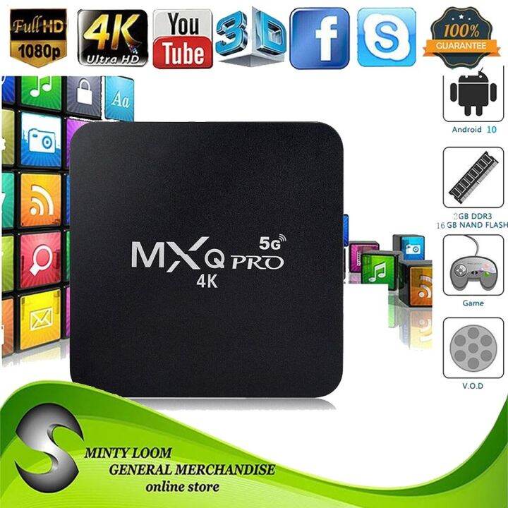 MXQPRO 5G 4GB/32GB TVBOX ANDROID 10.1 | Lazada PH