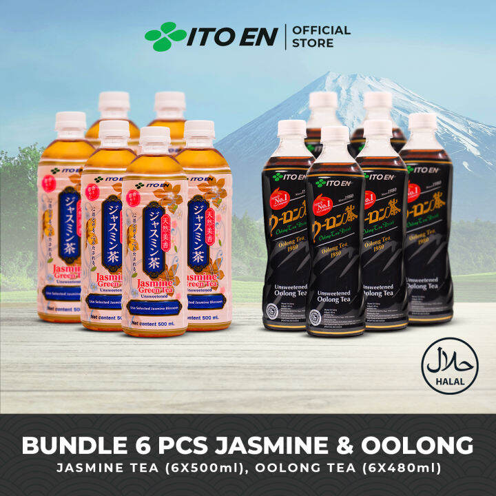 ITO EN Paket Jasmine Tea 6 pcs & Oolong Tea 6 pcs - Bundle Mix | Lazada Indonesia