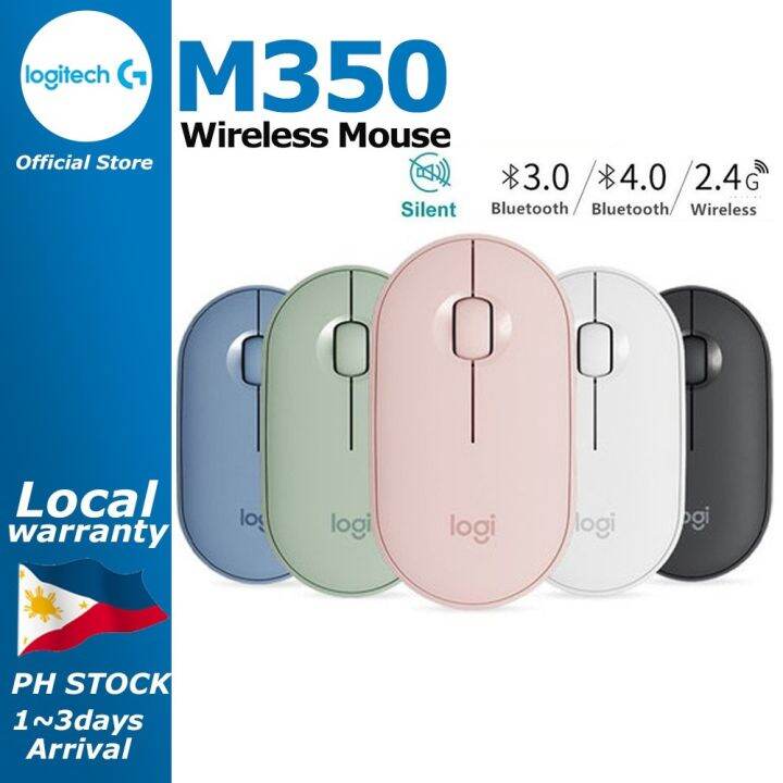【PH STOCK】Logitech M350/M330 Rapoo i35/M100 Pebble Modern Slim and ...