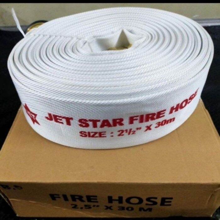 SELANG PEMADAM HYDRANT 2,5 INCH X 30 M / FIRE HOSE KANVAS JET STAR ...