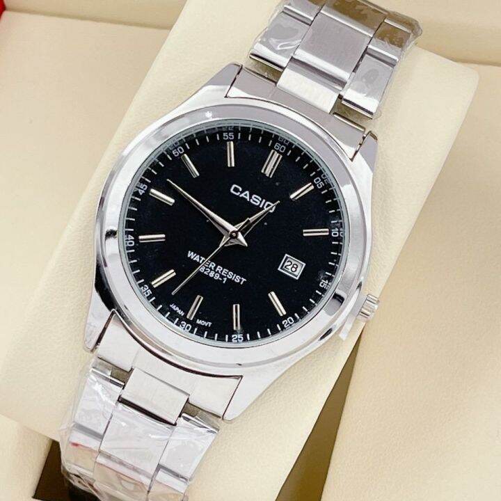 Watchtime นาฬิกาข้อมือคาสิโอ หน้าปัดแบนขนาด 38 มม. สายเลท มีให้เลือก ...