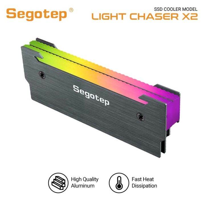 Segotep Light Chaser X2 SSD Cooler Heatsinks Argb 5v 3pin Dual Light ...