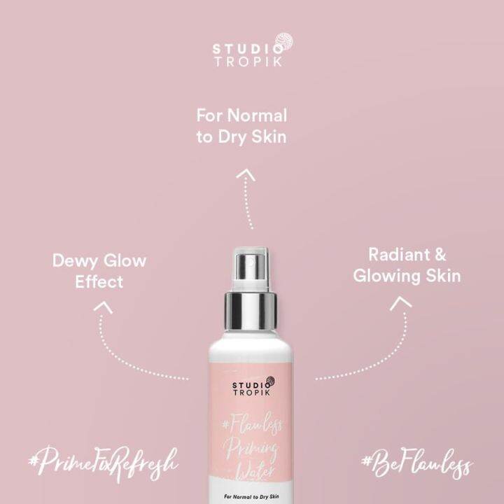 Studio Tropik Flawless Priming Water | Lazada Indonesia