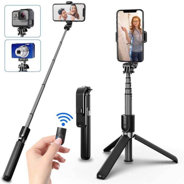 Bluetooth Shutter Selfie Stick Tripods Monopod Expandable Lazada Ph