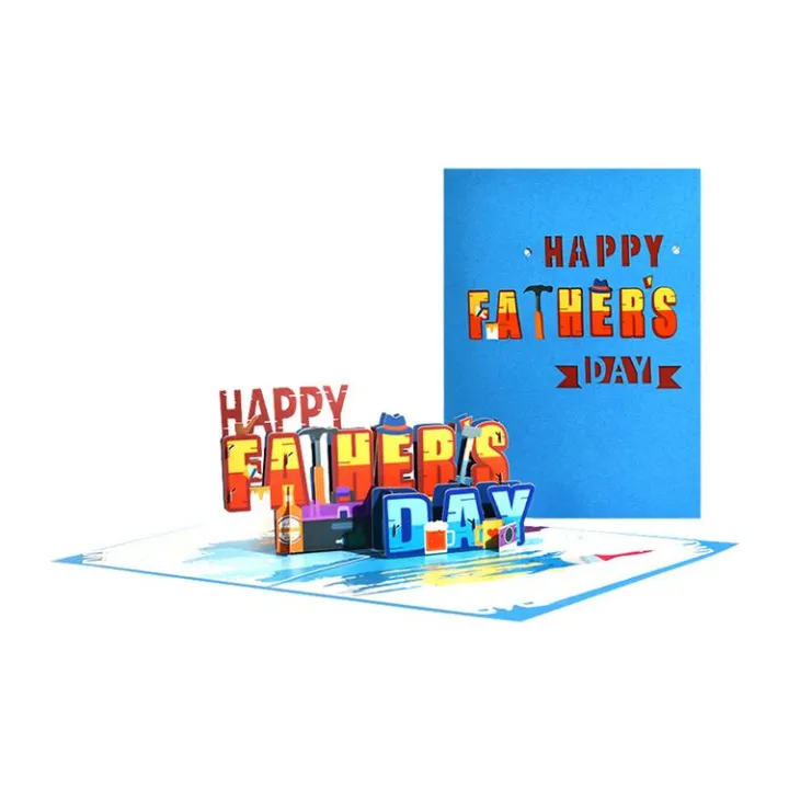 3D Fathers Day Card Handmade 3D Popup Greeting Cards Father’s Day Gifts ...