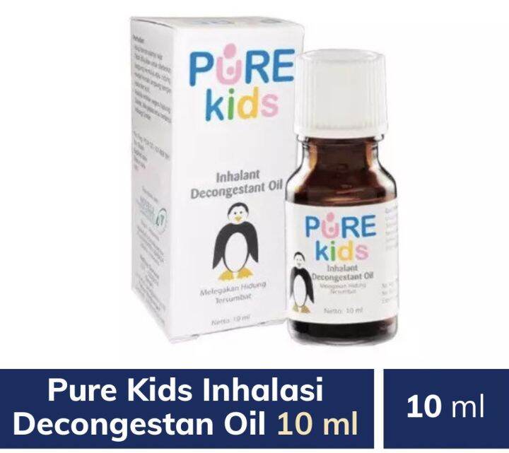PURE KIDS 10ml Inhalant Decongestant Oil | Minyak Inhaler | hidung tersumbat | Lazada Indonesia