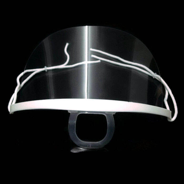 10PCS Spit Guard Anti-Saliva Mask Food Sanitary Transparent Face Mask ...