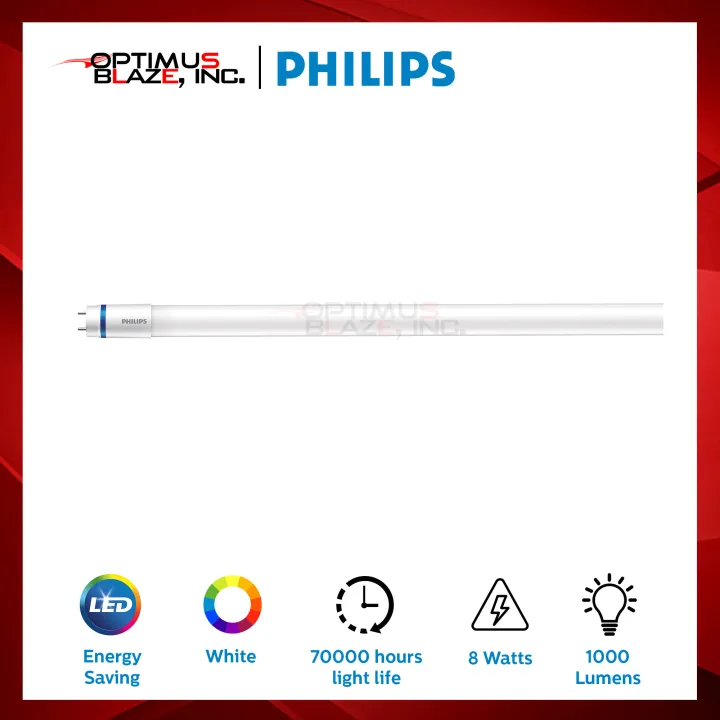 OptimusBlaze Philips Master Ledtube EM/Mains 600mm HO 8W830 T8 | Lazada PH