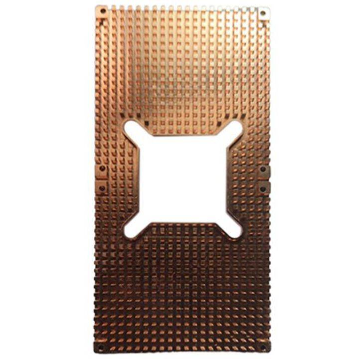 For RTX 3060 3080 3090 Backplane Pure Copper Heat Sink Graphics Card ...