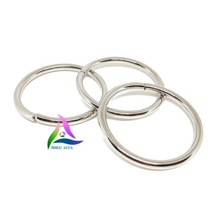 RING O BULAT BESI UKURAN 6.0 CM TEBAL NIKEL/12 PCS | Lazada Indonesia