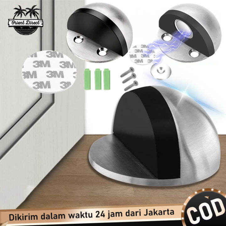 Penahan Pintu Rumah Magnet Anti-Collision Magnetic Door Stopper ...