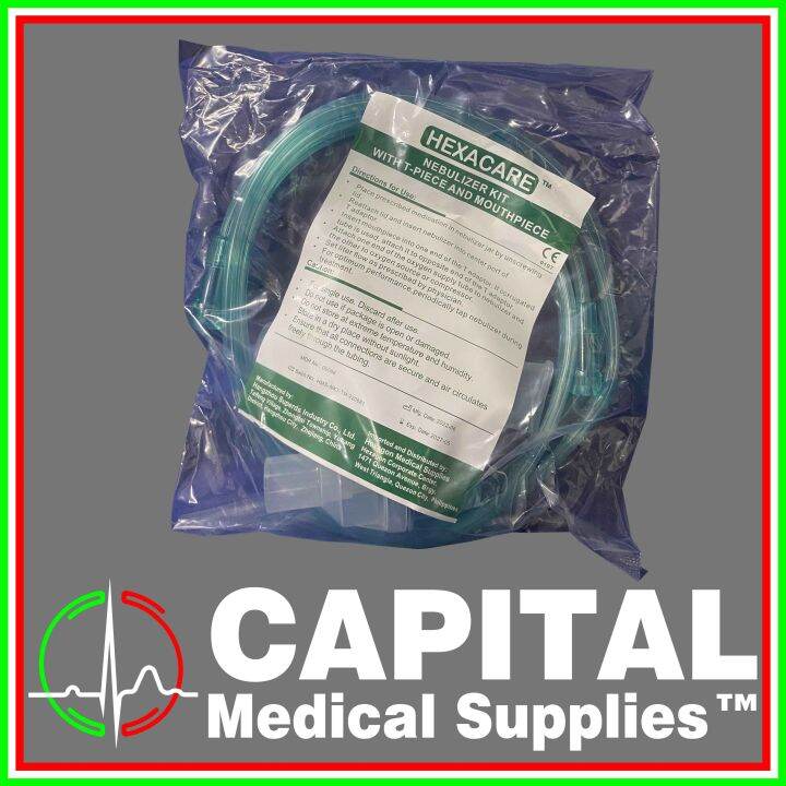 Disposable Nebulizer Kit with T-piece and Mouthpiece (HEXACARE) | Lazada PH