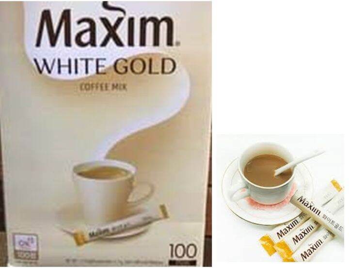 Maxim White Gold Korean Coffee Mix 100 Sticks | Lazada PH