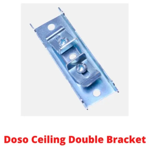 Ceiling Double Bracket SUPER DOSO Besi Langsir Rod Aksesori / Curtain ...