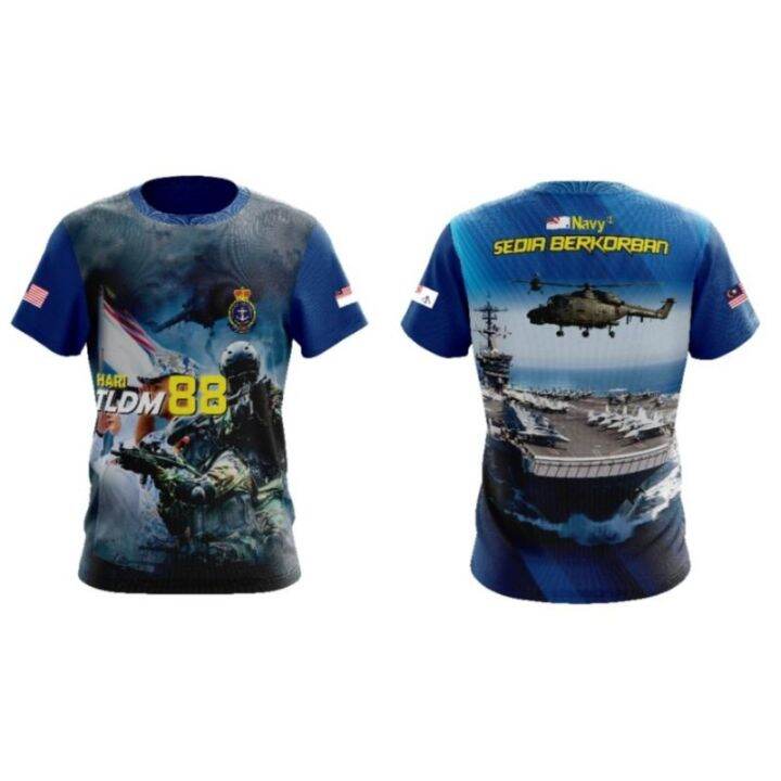 Baju HARI TLDM88 NAVY88 Baju hari tentera laut88 | Lazada.co.th